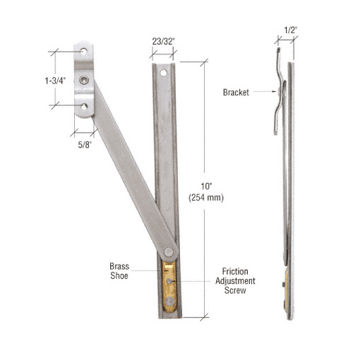 CRL EP24052 10" Standard Friction Adjuster