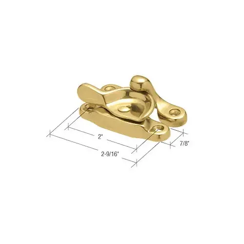 CRL F2600 Solid Brass Window Sash Lock with 2" Screw Holes Buy Now