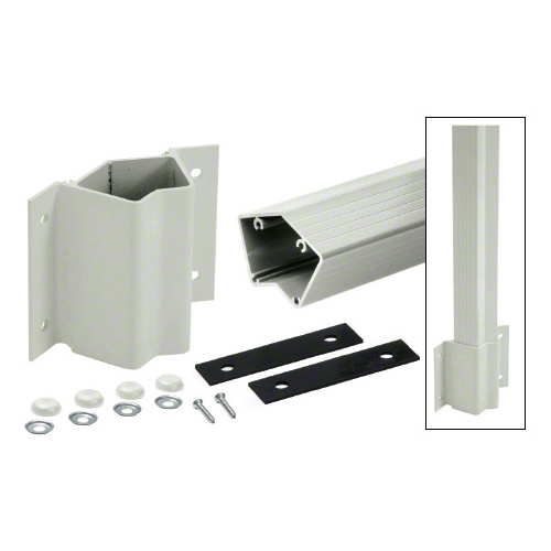 CRL ALUM-FP5148KAGY-VCP-1 48" Agate Gray Inside 135 Degree Fascia Mount ...