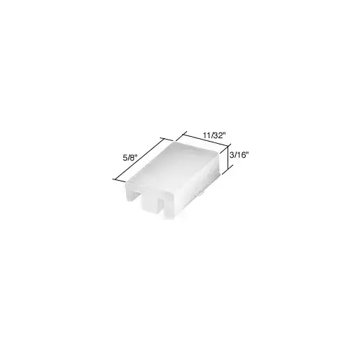 CRL G3103 11/32" Wide Nylon Sliding Window Top Guide for Alenco Windows ...