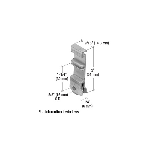 CRL G3124 Sling Window Roller with 5/8" Steel Wheel for International ...