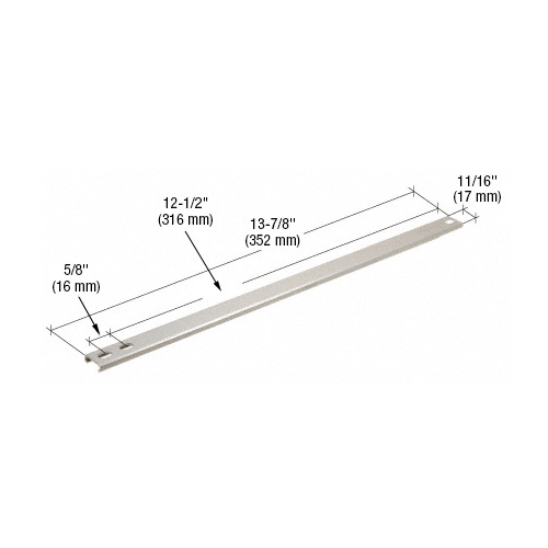 CRL H3529 13-7/8" Window Casement Operator Channel Guide - pack of 2