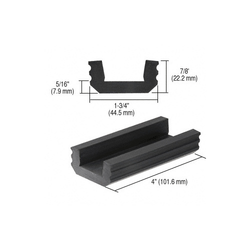 CRL LGR10UB4 4" Setting and Centering Blocks for 1-1/16" Laminated Glass