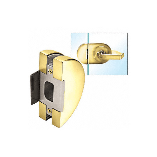 CRL LHK1PB Polished Brass Lever Lock Glass Keeper Buy Now