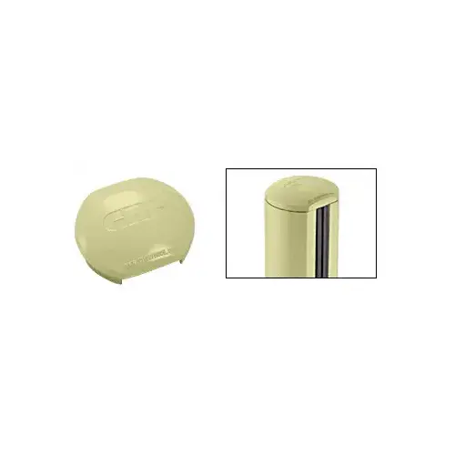 CRL PC1RCRM Mill Aluminum Windscreen System Round Post Cap for 180 ...