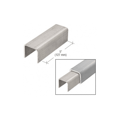 CRL PR20CSM Aluminum 2" Pipe Rail Splice Connector Silver Metallic Buy Now