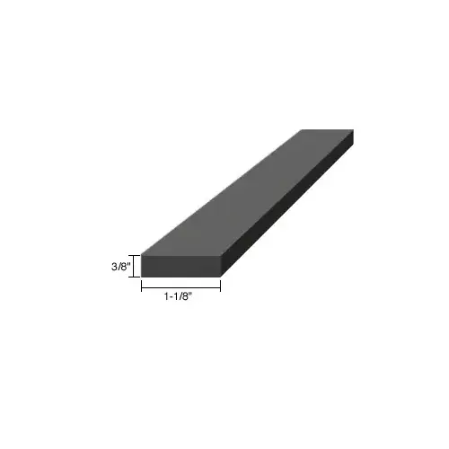 CRL SBSN5-XCP100 3/8" x 1-1/8" x 4" Silicone Rubber Setting Blocks ...