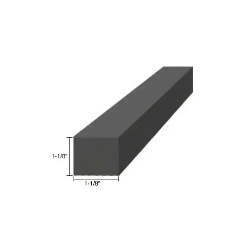 CRL SBSN8 1-1/8" x 1-1/8" x 4" Silicone Rubber Setting Blocks Black Buy Now
