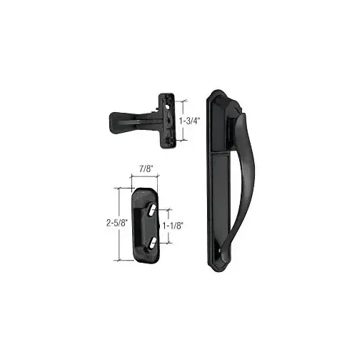 CRL SKD1BL Black Screen Door Pull Lever Latch Buy Now