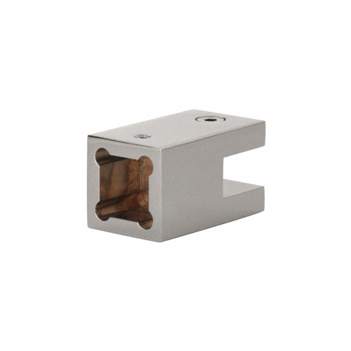 CRL SQ910BN Brushed Nickel Square Cornered Support Bar Bracket for 3/8 ...