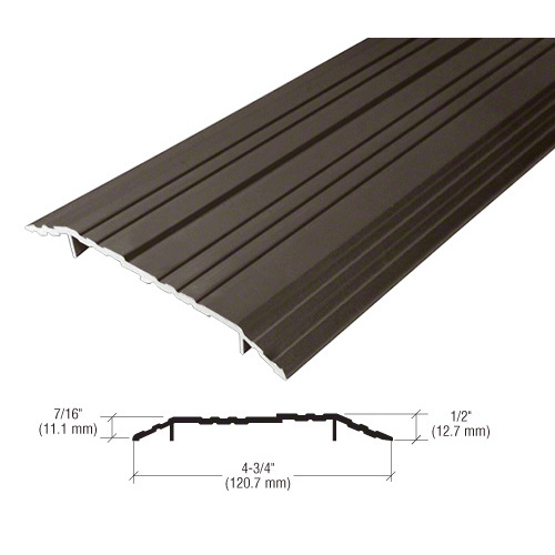 CRL-U.S. Aluminum TH250D36 Standard Door 4-3/4" Threshold - 36" Bronze