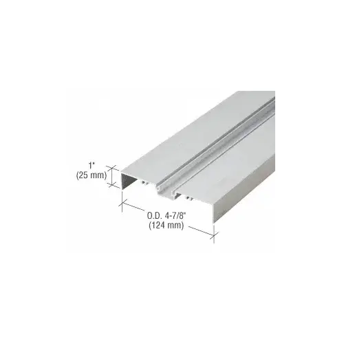 CRL 487X50611 487 Clear Anodized OfficeFront Shallow Pocket Glazing ...