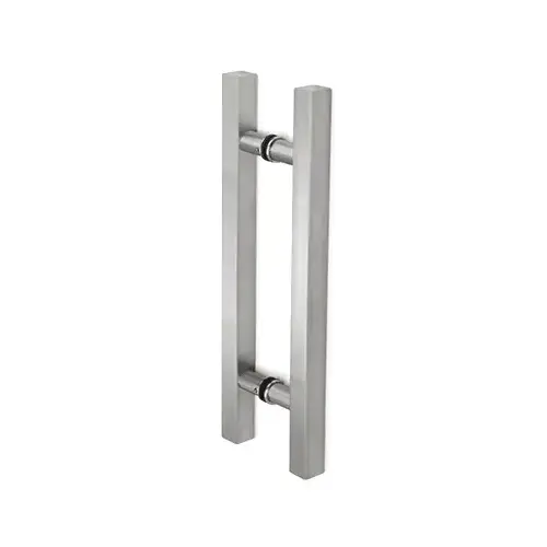 CRL SLP8X8SC Square Ladder Pull 8" Back-to-Back Satin Chrome Buy Now