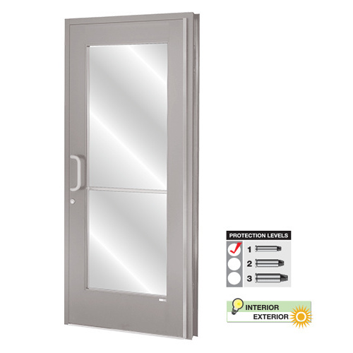 CRL CRLABRDRHRA1 Aluminum Framed Bullet Resistant Door Standard Model ...