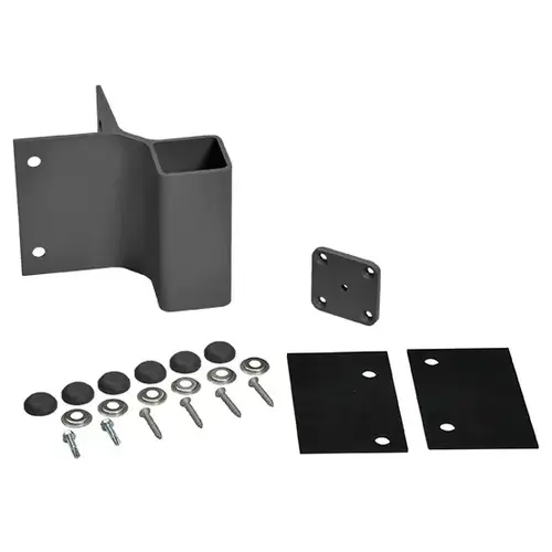 CRL FBH2BL Matte Black Outside 90 Degree Fascia Mounted Bracket Buy Now