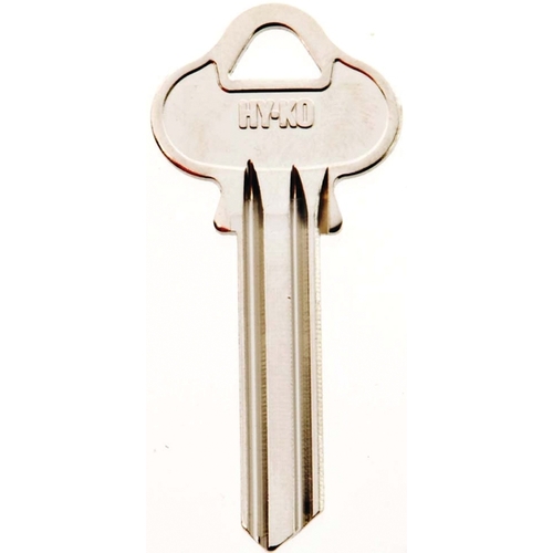 Hy-Ko 11010L4 Key Blank, Brass, Nickel, For: Lockwood Cabinet, House ...