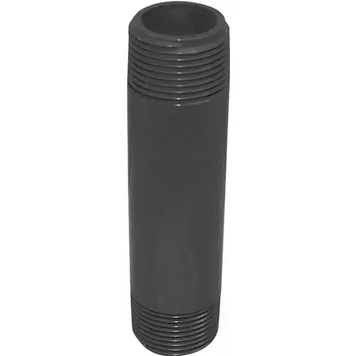 Lasco P-34-5 207050BC Pipe Nipple, 3/4 in, NPT, PVC, Gray, SCH 80 ...