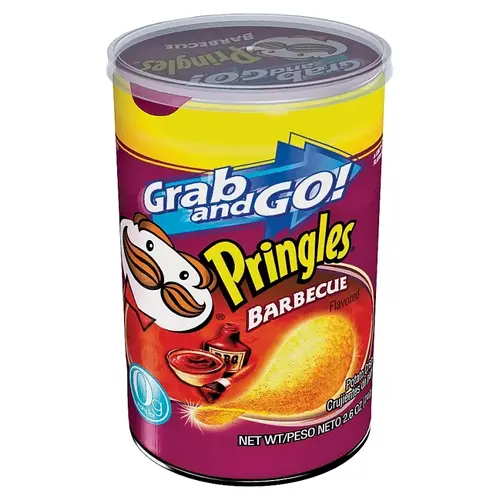 Pringles 675806-XCP12 KEE18365 Potato Chips, Barbecue Flavor, 2.5 oz ...