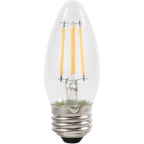 Sylvania 40793 Natural LED Bulb, Decorative, B10 Blunt Tip Lamp, 40 W ...