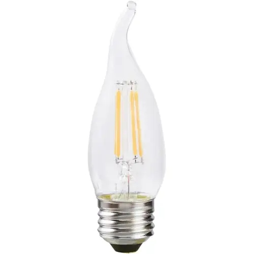 Sylvania 40760 Natural LED Bulb, Decorative, B10 Bent Tip Lamp, 60 W ...