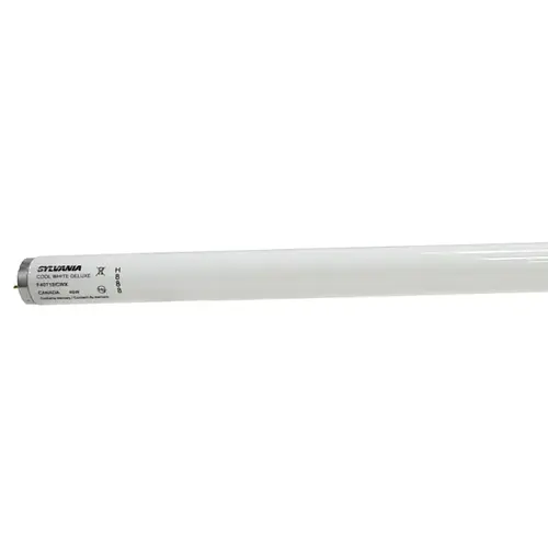 Sylvania 22461 Fluorescent Bulb, 40 W, T12 Lamp, Medium Lamp Base, 1850 ...