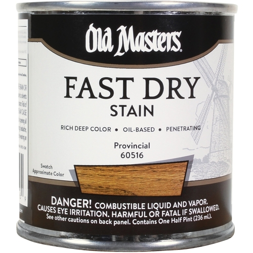 Old Masters 60516 Old Masters Fast Dry Stain - Provincial - 1/2 Pint