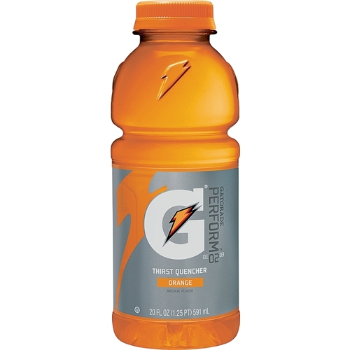 Gatorade 32867 Thirst Quencher Sports Drink, Liquid, Orange Flavor, 20 ...