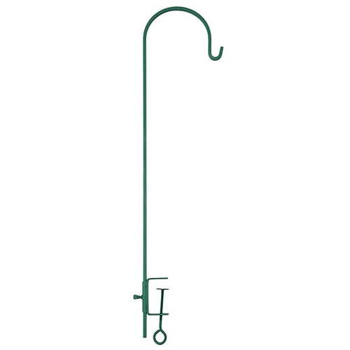 Perky-Pet 566 Railing Hook, Adjustable, Green, Powder-Coated, For: 3-1/ ...
