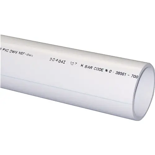 JM EAGLE 10140 Pipe, 3 in, 10 ft L, Solvent Weld, SCH 40 Schedule, PVC ...