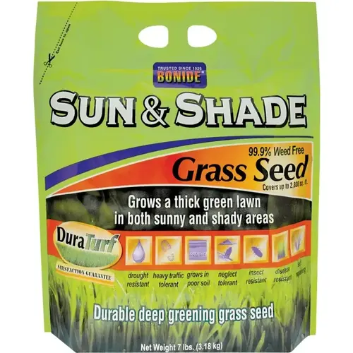 Bonide 60225 Sun and Shade Grass Seed, 7 lb Bag Buy Now