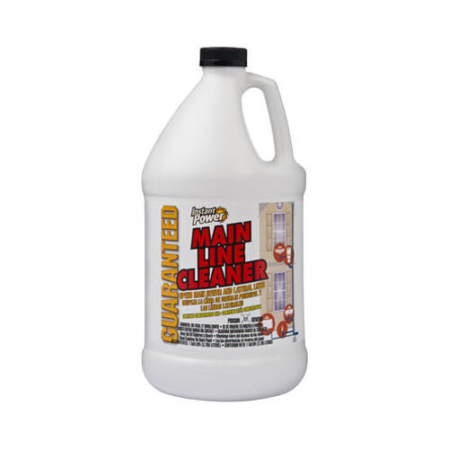 Instant Power 1801 Main Line Cleaner, 1 gal, Liquid, Clear