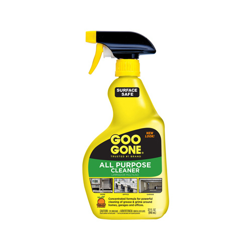 Goo Gone 2195 All-Purpose Cleaner, 32 oz Spray Bottle, Liquid, Citrus ...