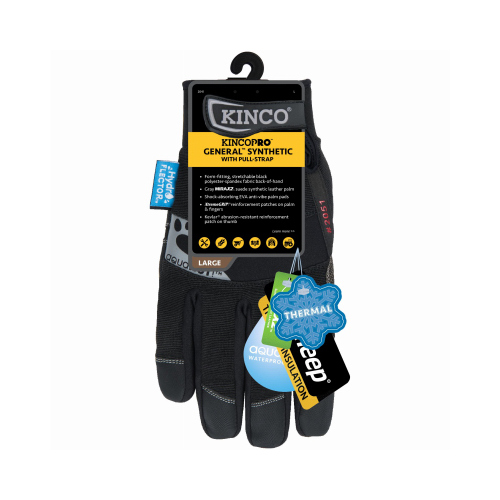 KINCO INTERNATIONAL 2051-XL Hydroflector Hybrid Work Gloves, Thermal ...