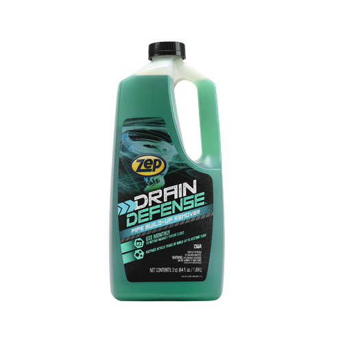 ZEP ZLDC648-XCP8 Build-Up Remover Drain Defense Liquid 64 oz - pack of 8