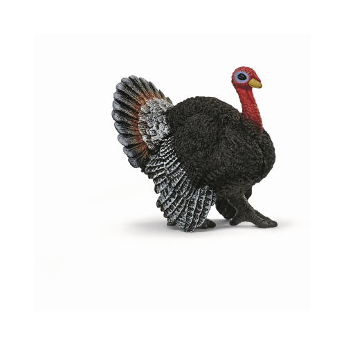 SCHLEICH NORTH AMERICA 13900-XCP5 Black Turkey Toy Animal Figure, Ages ...