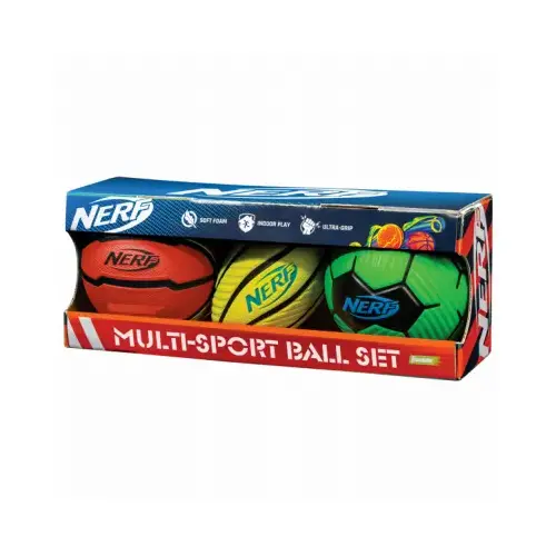 Franklin Sports 92081 3-Pc. Nerf Ball Set Buy Now
