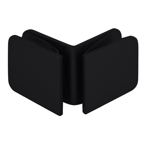 CRL GCB91MBL Matte Black 90 Degree Traditional Style Oversized Glass Clamp