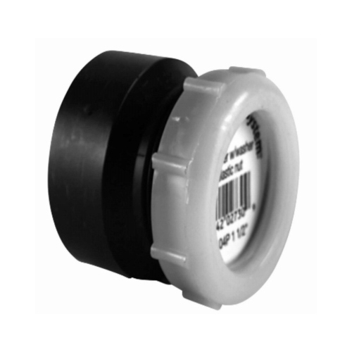 Charlotte Pipe ABS 00104P 0800HA DWV Trap Adapter Female w/ P-Nut, 1-1/ ...