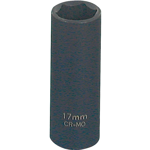Vulcan MT6580147 Deep Impact Socket, 17 mm Socket, Black Phosphate