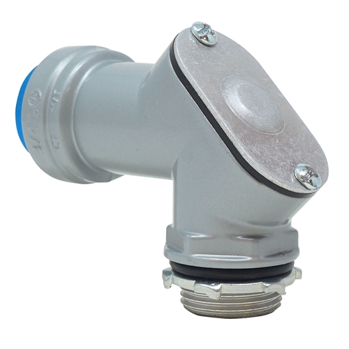 Southwire 65079001 SIMPush Pull Elbow, 1/2 in Push-In, Aluminum, Powder ...