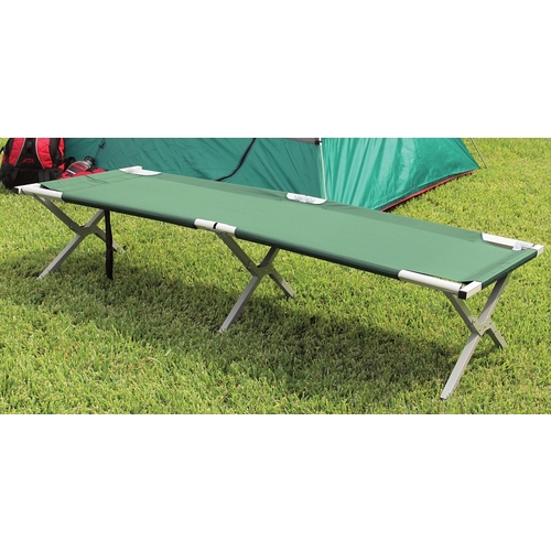Texsport 15042 Folding Camp Cot, 75 in L Seat, 26 in W Seat, Aluminum ...