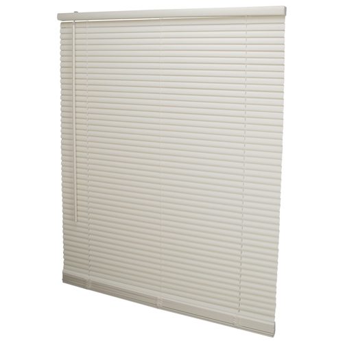 Simple Spaces PVCMB-19AA Blind, 72 in L, 35 in W, Vinyl, Alabaster