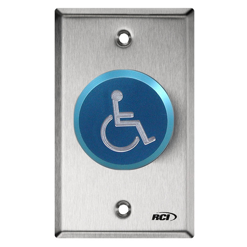 RCI 991-BHPTD 32D 991 Series Pneumatic Time Delay Pushbutton, Blue ...
