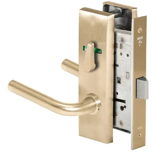 BEST 45H0LT12M606VIT Grade 1 Privacy Mortise Lock, Visual Thumbturn ...