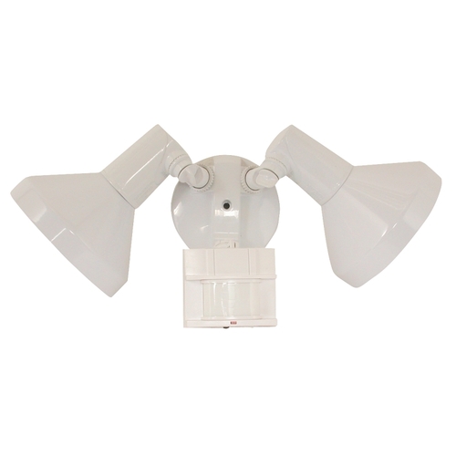 Heath Zenith HZ-5412-WH Motion Activated Security Light, 120 V, 300 W ...