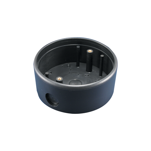 LCN 8310-868S 4-1/2 in. Plastic Black Lexan 2-Gang Surface Mount Jamb Box