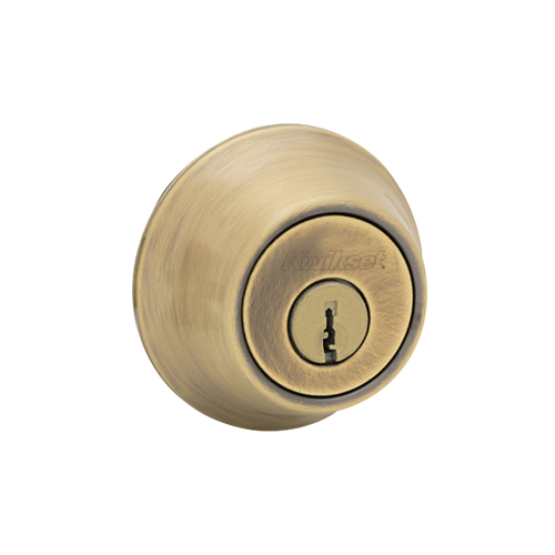 Kwikset 660-5-CP Single Cylinder Deadbolt, KW1 Keyway, 6-Way Adjustable ...