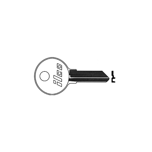 Kaba Ilco 1069FL National Cabinet RO4 Blank Utility Key Silver