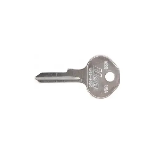 Kaba Ilco 1092-6000-XCP10 Master Pro Series 6 Blank Utility Key Silver ...