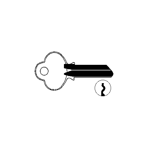 Ilco Unican Corporation 1553-ISO Yale Key Blanks